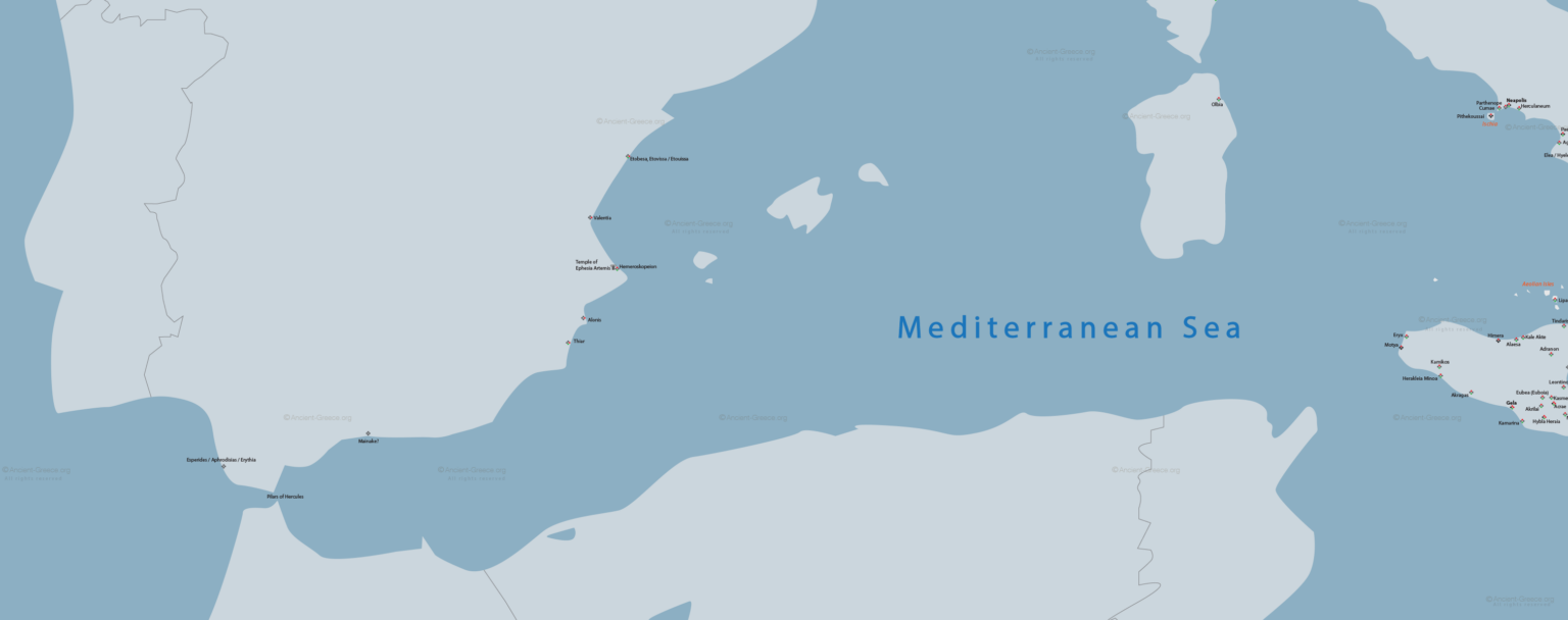 Map of Ancient Greece – Ancient-Greece.org