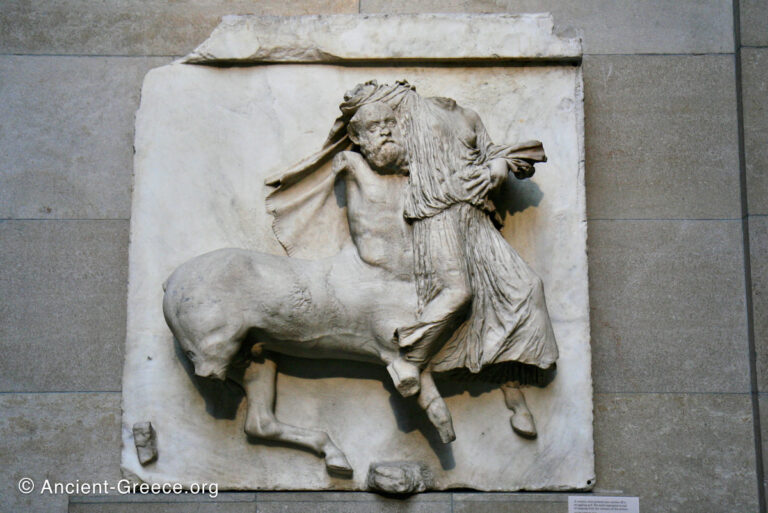 Parthenon Metopes – Ancient Greece: Φῶς, Ἴχνος, Λόγος