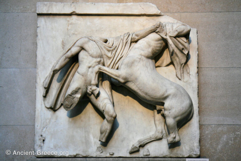 Parthenon Metopes – Ancient Greece: Φῶς, Ἴχνος, Λόγος