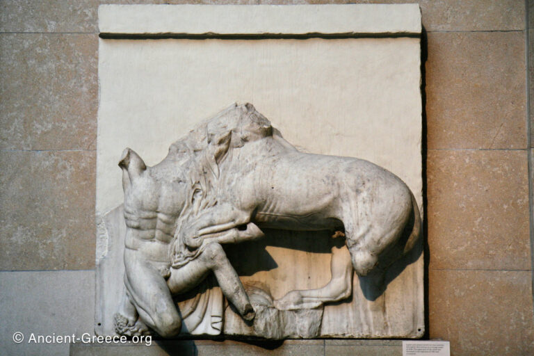 Parthenon Metopes – Ancient Greece: Φῶς, Ἴχνος, Λόγος