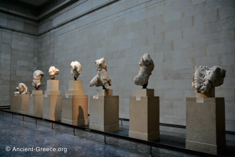 British Museum – Parthenon West Pediment Statue Fragments – Ancient ...