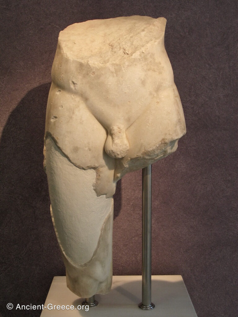 Kouros Fragment of Pelvis – Ancient Greece: Φώς & Λέξη