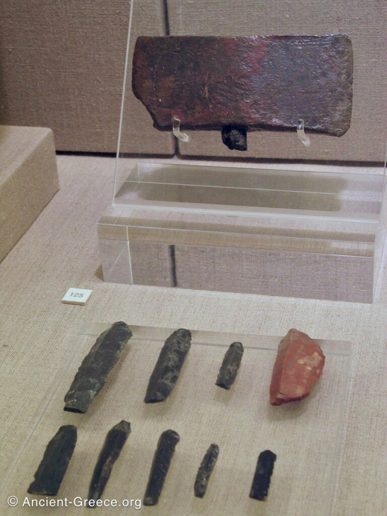 Obsidian Blades and Bronze Axe – Ancient Greece: Φώς & Λέξη